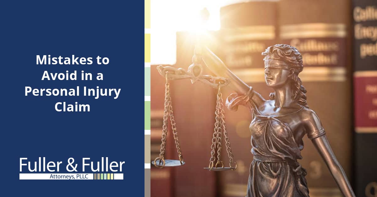 What Not To Do in a Personal Injury Claim | Olympia, Tacoma